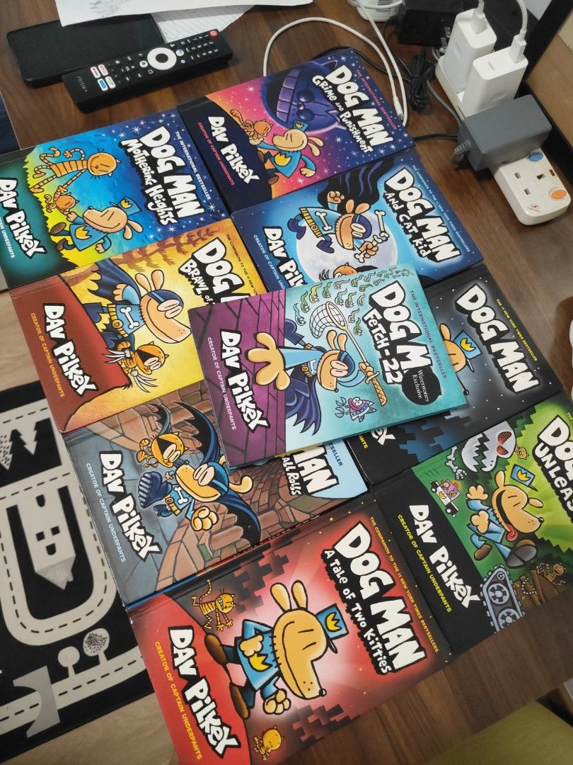 Dog Man Book Series by Dav Pilkey - Good Value bundle, Hobbies & Toys ...