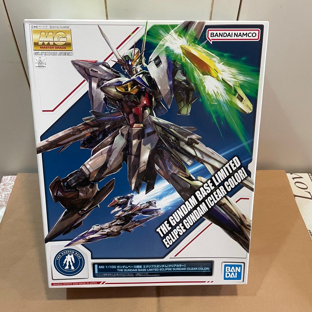 MG 1/100 THE GUNDAM BASE LIMITED ECLIPSE GUNDAM[CLEAR COLOR], Hobbies ...