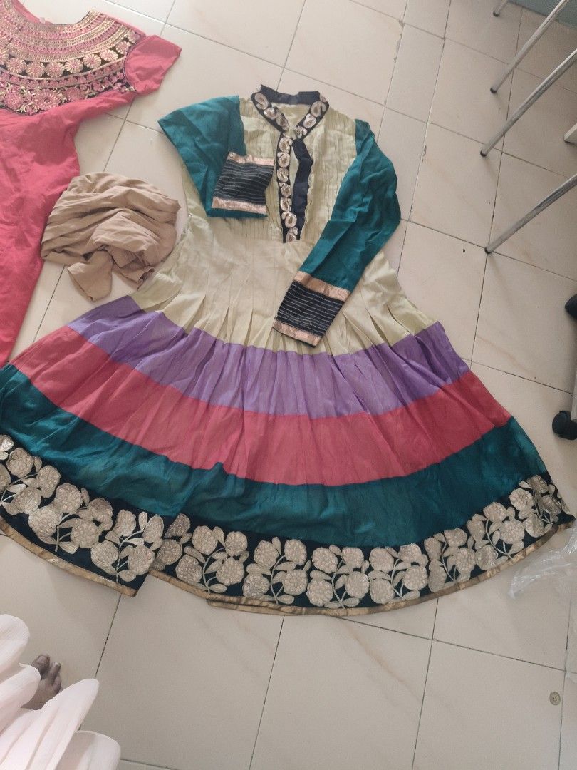 Both $15 Embroidered Anarkali Suit -, Women's Fashion, Dresses & Sets ...