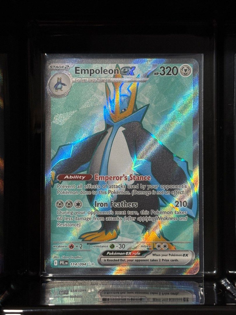 Empoleon ex #114 Phantasmal Flames Pokemon, Hobbies & Toys, Toys ...