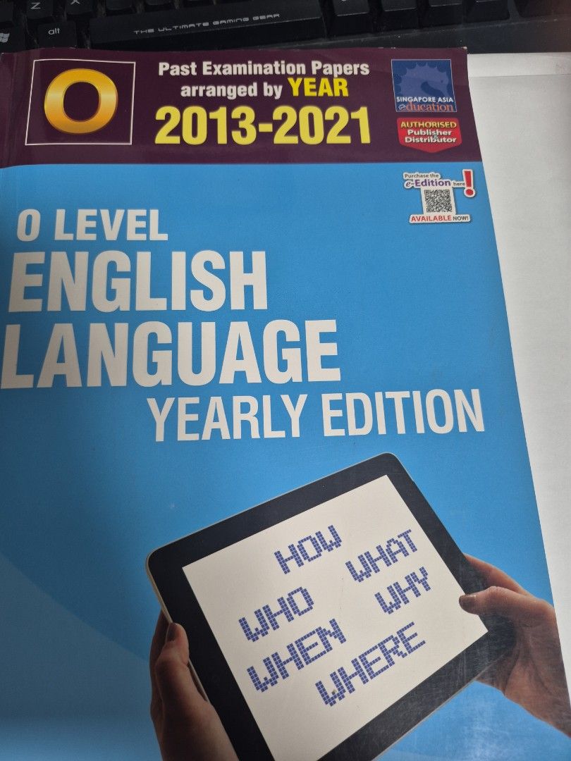 English language O level paper2 glm, Hobbies & Toys, Books & Magazines ...
