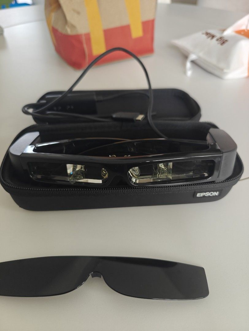 Epson BT-30c smart glasses Moverio, TV & Home Appliances, TV ...
