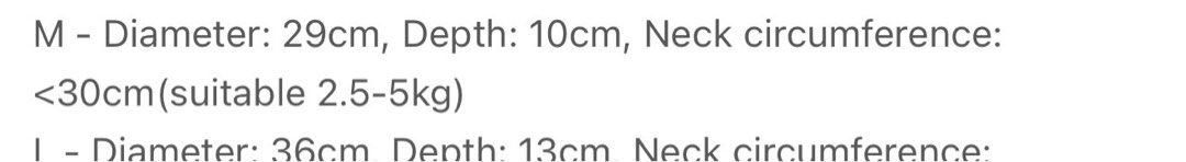 EZ Pet Cloudy Premium Elizabeth Ring - M Size, Pet Supplies, Homes ...