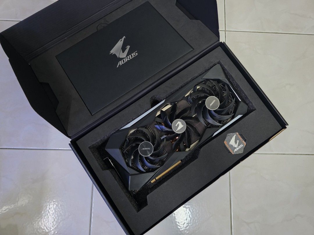 FAULTY/SPOILT 6800xt 16gb Aorus Master 6800 xt amd, Computers & Tech ...