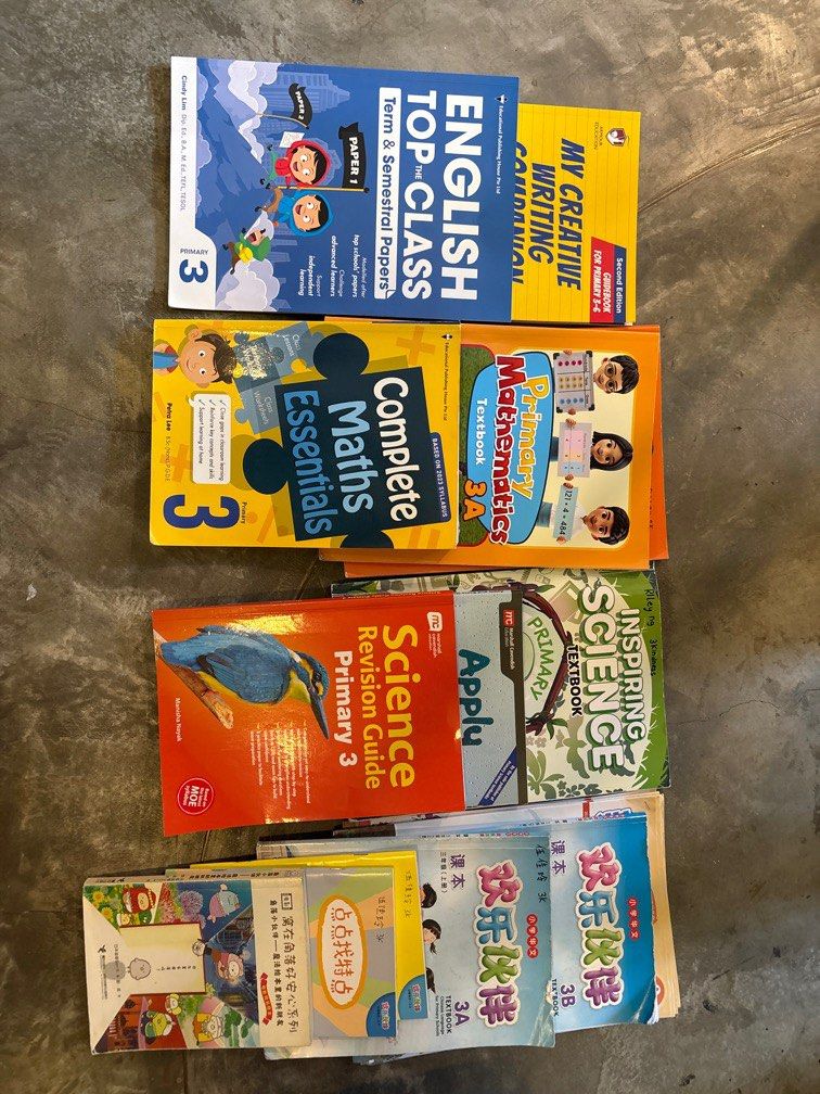 FREE P3 textbooks (MA, SC, CH), Hobbies & Toys, Books & Magazines ...