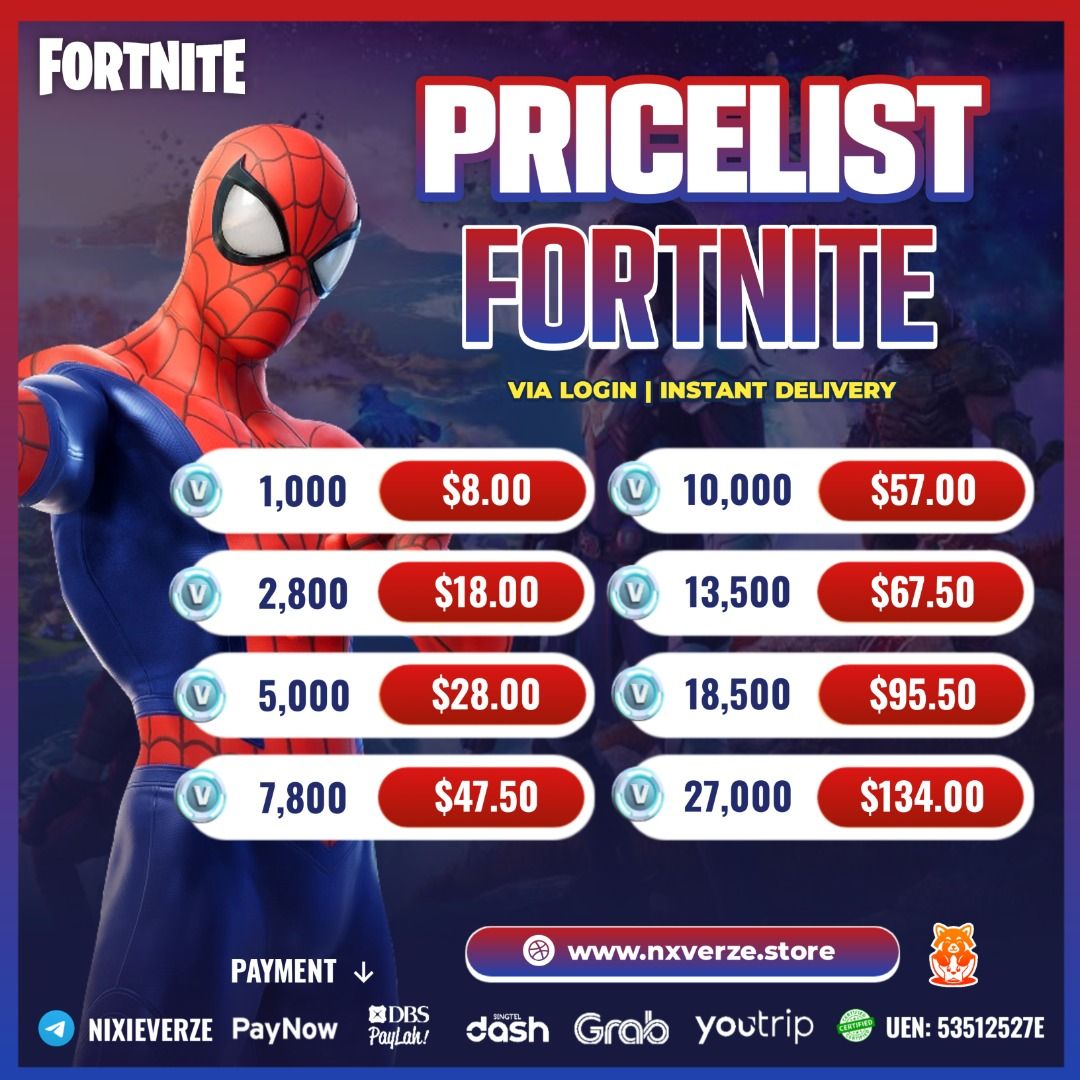 🦸 [DM for Quote!] Fortnite VBucks VBux VB Top Up Service: Rise of a New ...