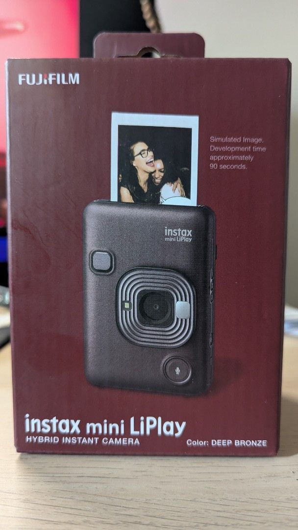 Fujifilm Instax Mini LiPlay Hybrid Instant Camera - Deep Bronze ...