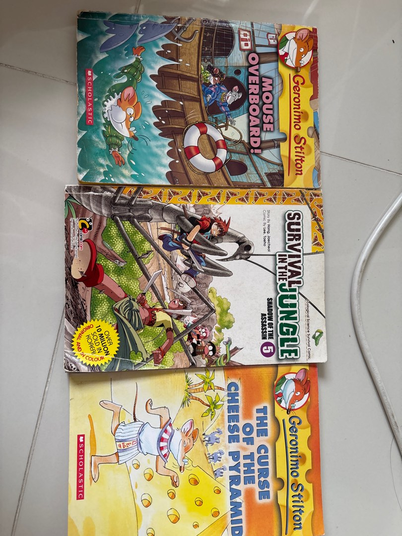 geronimo stilton book and ecological science survival comic, Hobbies ...