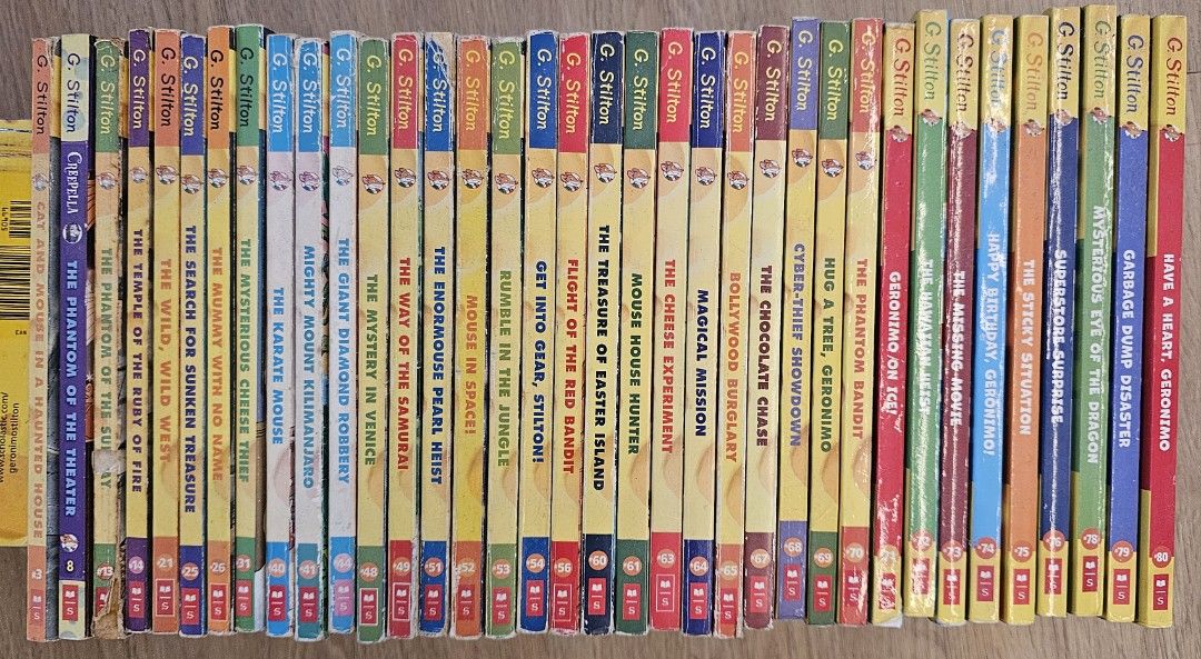 Geronimo Stilton Book Collection - Various Titles, Hobbies & Toys ...