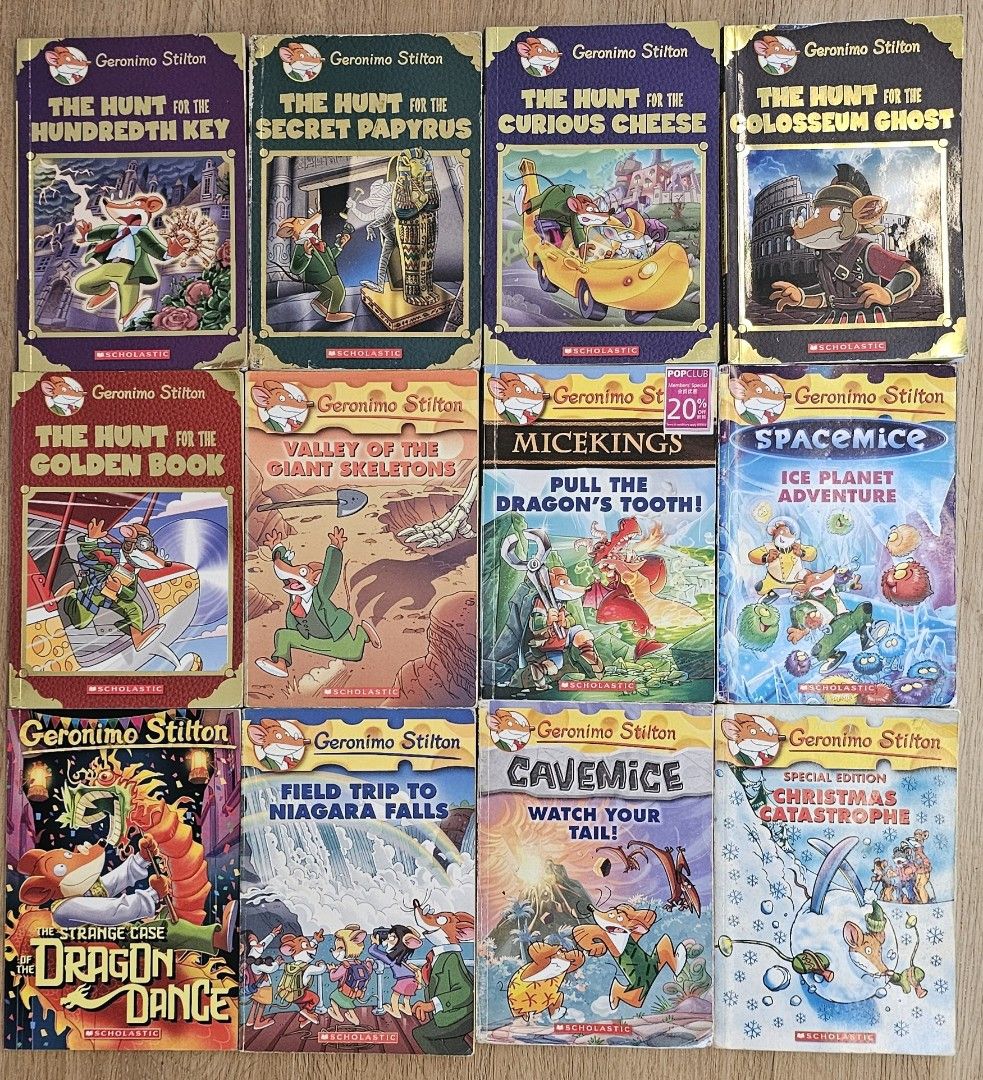 Geronimo Stilton Book Collection - Various Titles, Hobbies & Toys ...