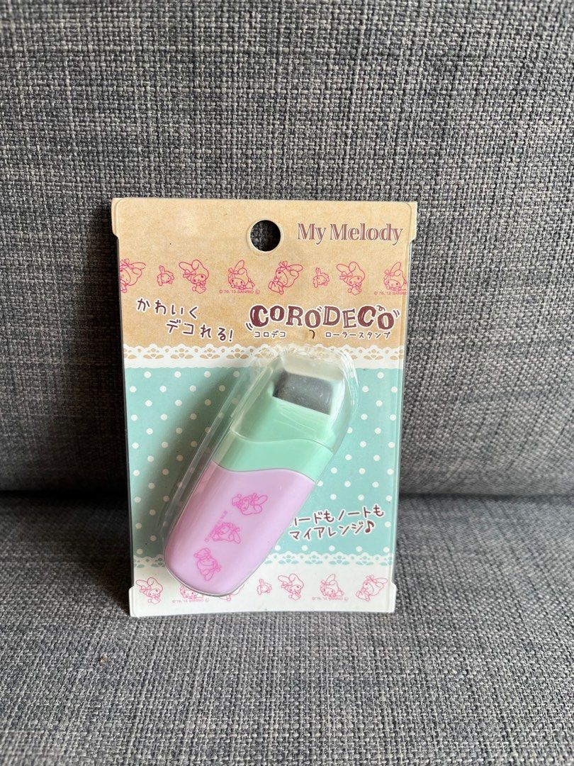 1pc Hello Kitty Coro Deco Ink Roller | Nail buffer with Sticker | Roll ...