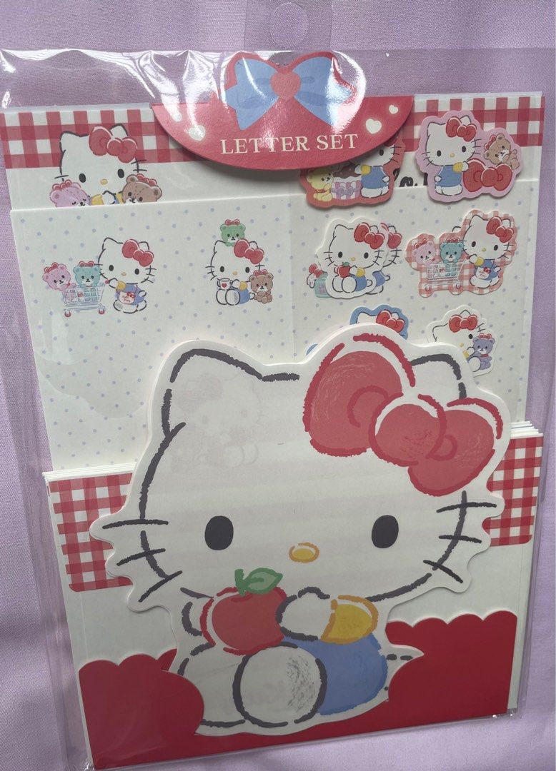 [Original] Hello Kitty Letter Set w stickers - Brand New, Hobbies ...