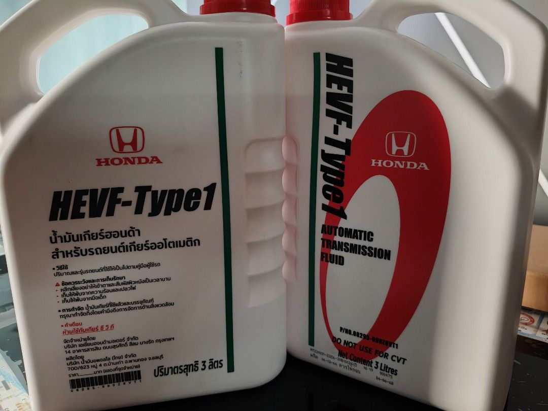 Honda HEVF - Type 1 Automatic transmission fluid, Car Accessories, Car ...