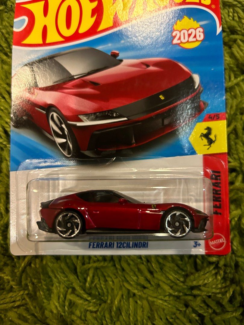 Hot Wheels Ferrari 12Cilindri 4/5 Diecast Car, Hobbies & Toys, Toys ...