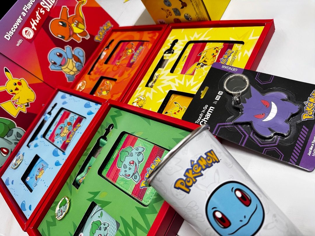 Pizza Hut X Pokémon (4IN1) & Colour Changing Cup (Squirtle) & Touch'n ...