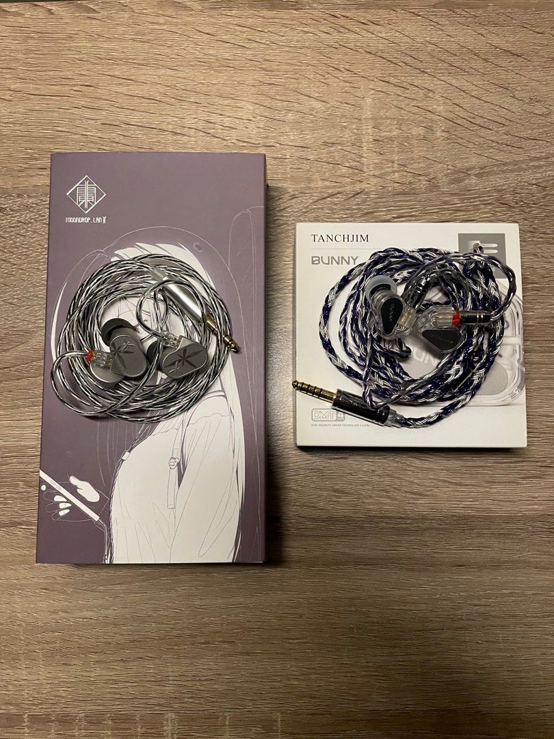 Iem Combo Moondrop Lan 2 POP Version and Tanchjim Bunny 3.5mm Version ...
