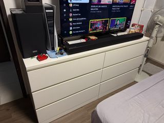 IKEA TV Console - White, Furniture & Home Living, Furniture, TV ...