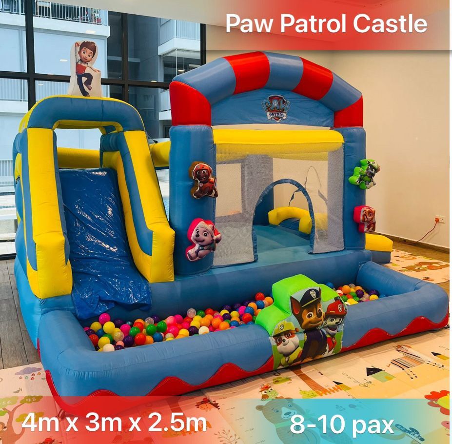 Inflatable Bouncy Castle - Paw Patrol, Prince, Big Ice Cream Shop ...