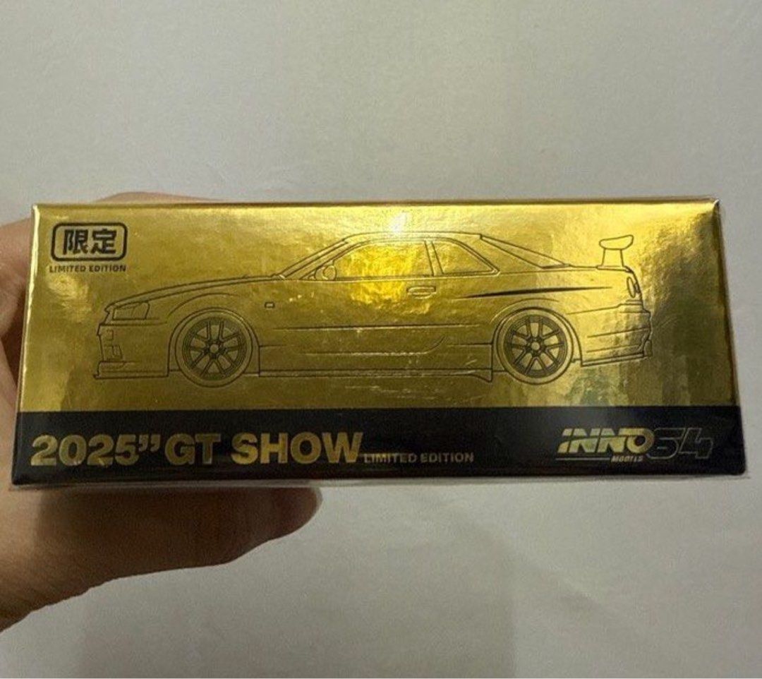 Inno64 2025 GT Show VIP Top Secret Nissan Skyline GTR34 Gold, Hobbies ...