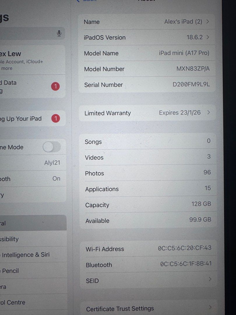 iPad mini (A17 Pro), 8.3 Silver 128GB, Mobile Phones & Gadgets, Tablets ...