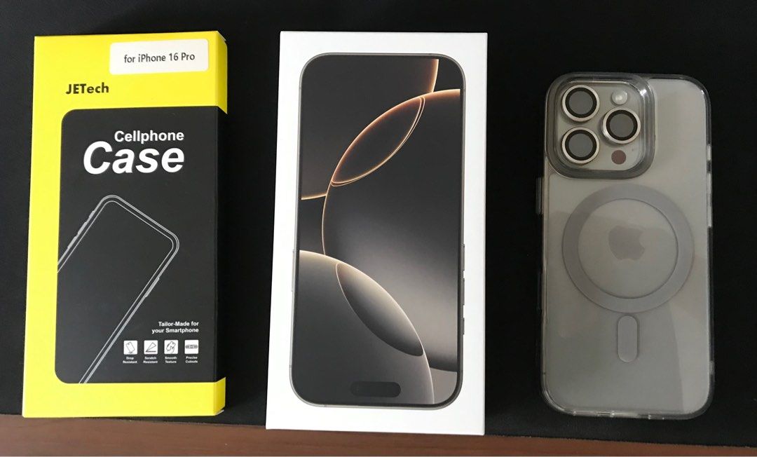 iPhone 16 Pro 128GB Natural Titanium, Mobile Phones & Gadgets, Mobile ...