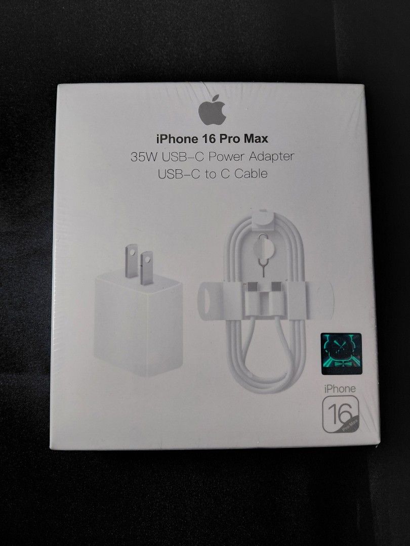 iPhone 16 Pro Max 35W USB-C Power Adapter, Mobile Phones & Gadgets ...