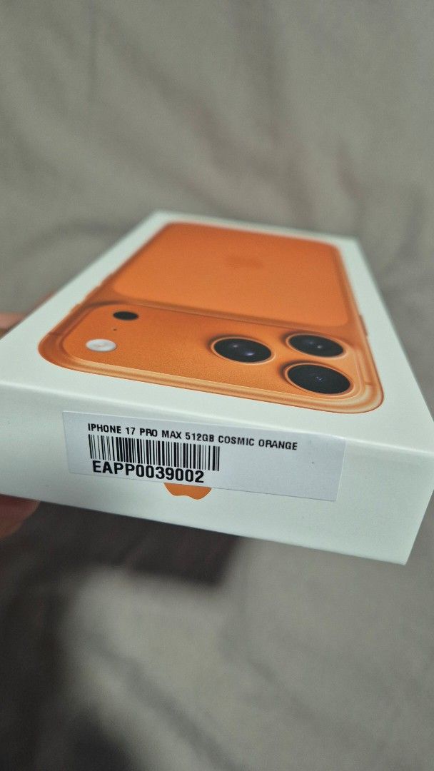 iPhone 17 Pro Max 512GB Cosmic Orange, Mobile Phones & Gadgets, Mobile ...