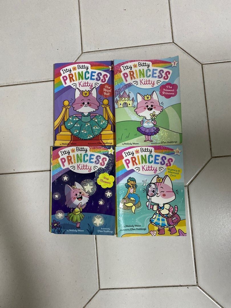 4 X ( bundle of 4) Itty Bitty Princess Kitty Book Set CC, Hobbies ...