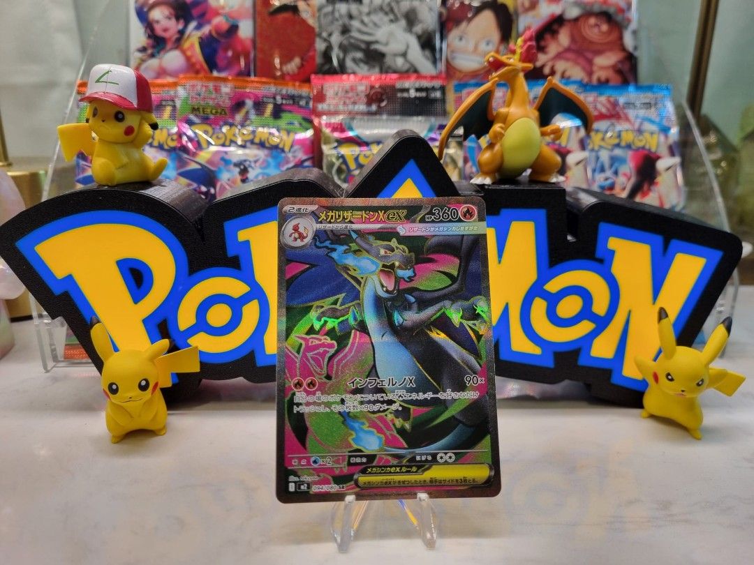 Japanese Mega Charizard X EX Pokemon Card, Hobbies & Toys, Toys & Games ...
