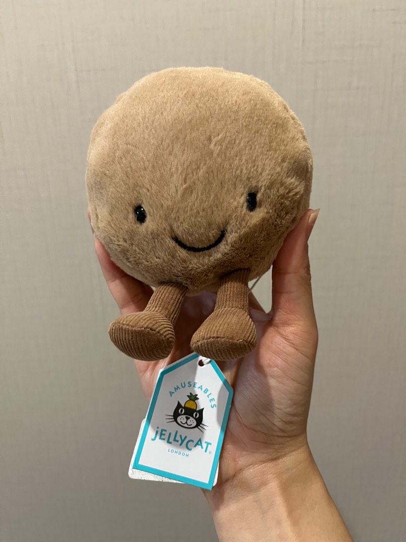 Jellycat Mona Chocolate Macaron, Hobbies & Toys, Toys & Games on Carousell