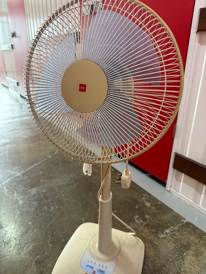 KDK Stand Fan with Timer, Furniture & Home Living, Lighting & Fans ...