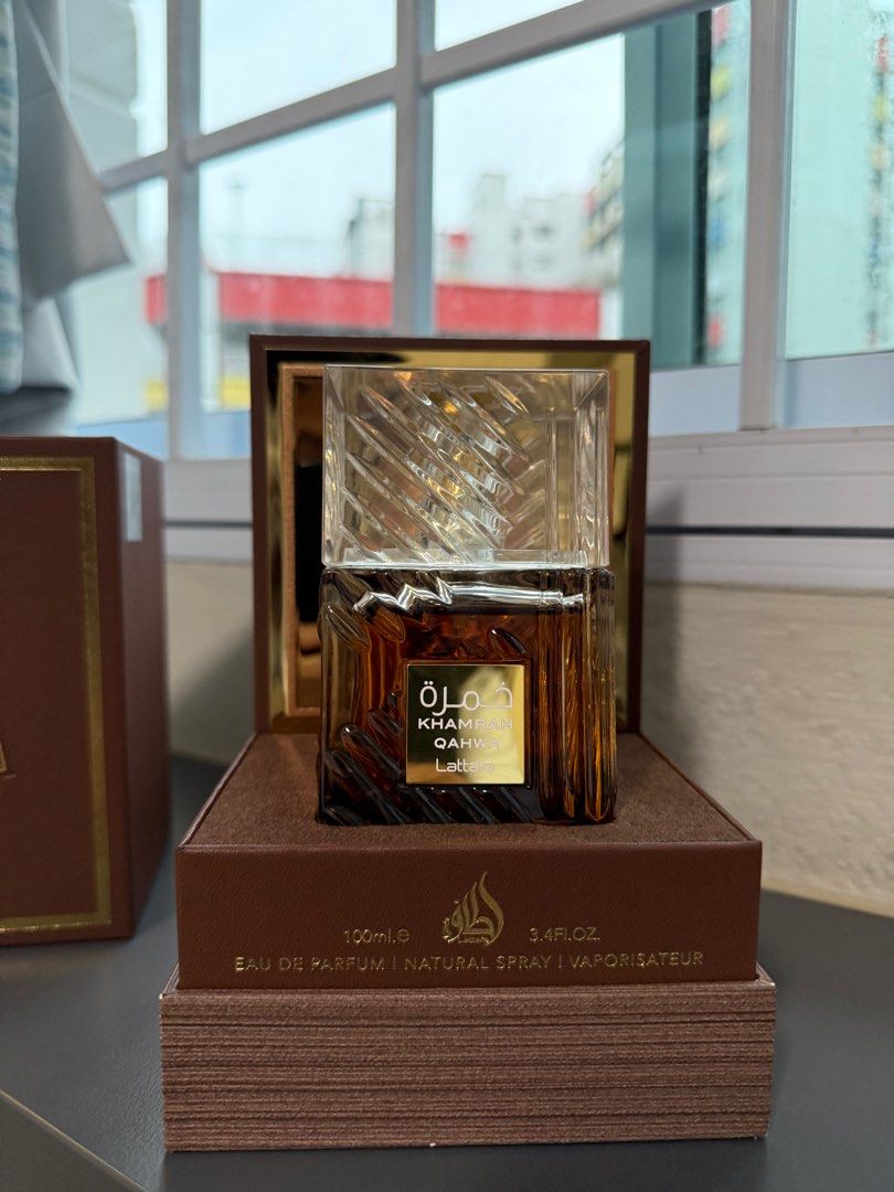 Lattafa Khamrah Qahwa Eau de Parfum 100ml, Beauty & Personal Care ...