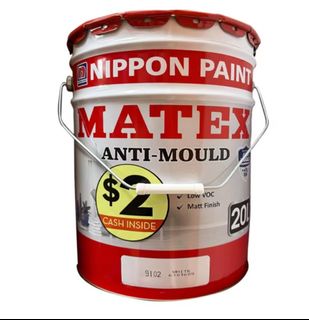 Nippon Paint 18L Super Matex 9102, Everything Else on Carousell