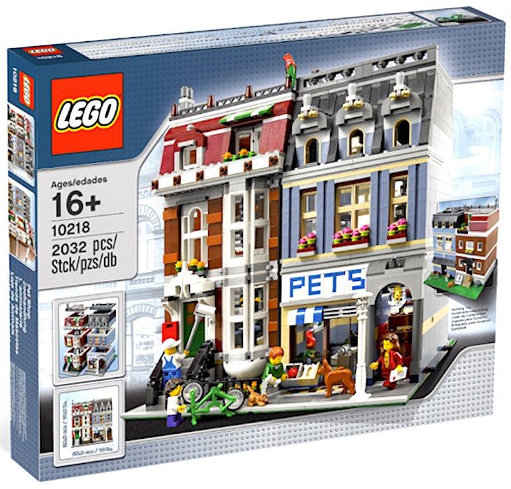 LEGO 10218 Pet Shop Modular Building Set, Hobbies & Toys, Toys & Games ...