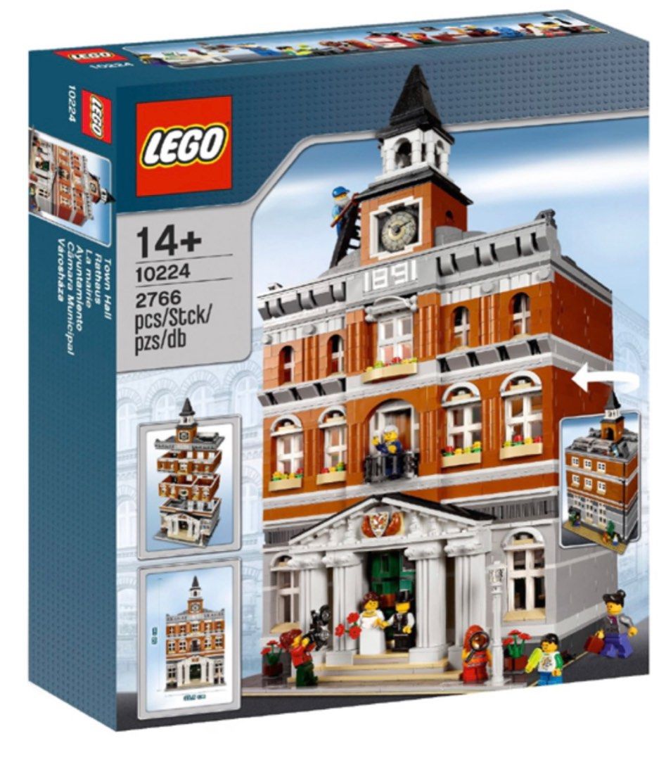 Lego 10224 LEGO® CREATOR Expert Town Hall, Hobbies & Toys, Toys & Games ...