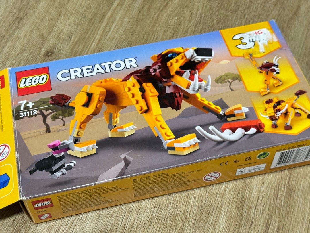 LEGO Creator 3-in-1 Lion Set 31112, Hobbies & Toys, Toys & Games on ...