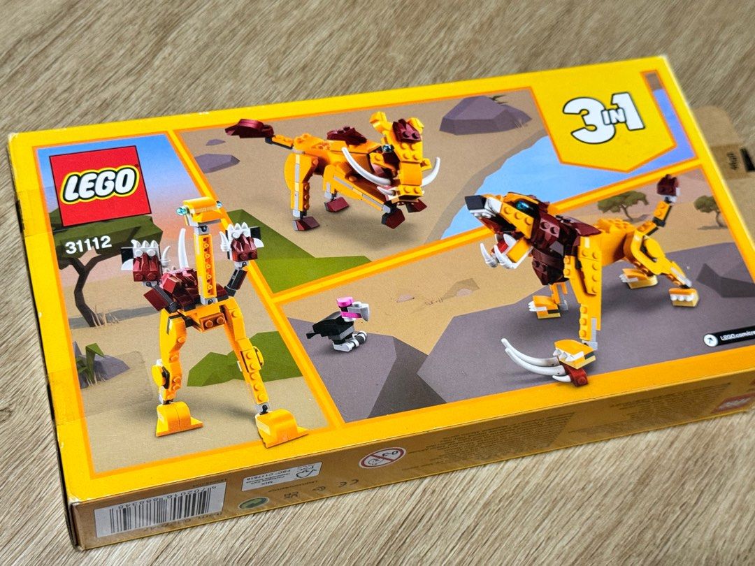 LEGO Creator 3-in-1 Lion Set 31112, Hobbies & Toys, Toys & Games on ...