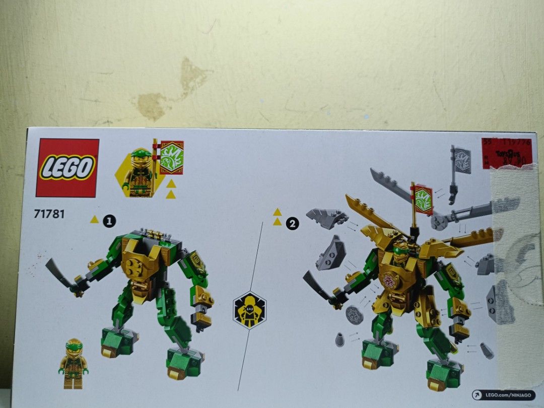 LEGO Ninjago Lloyd's Mech Battle EVO 71781, Hobbies & Toys, Toys ...