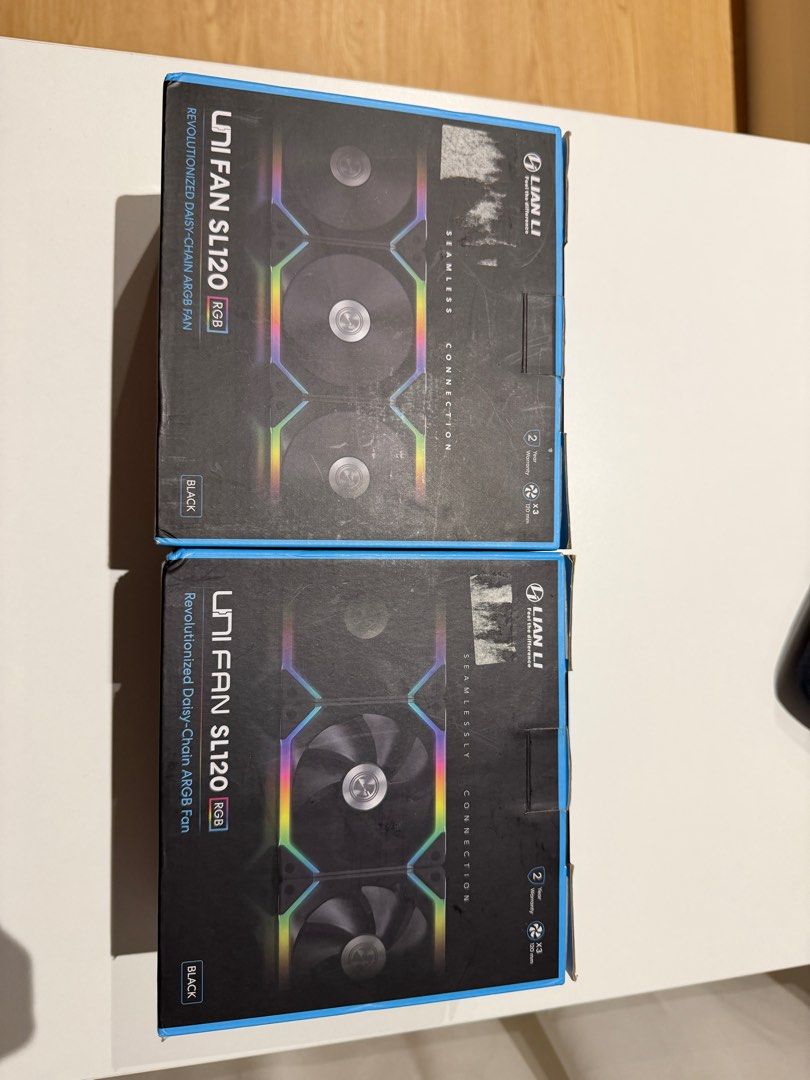 Lian Li Uni Fan SL120 RGB V1 (Three Pack), Computers & Tech, Parts ...