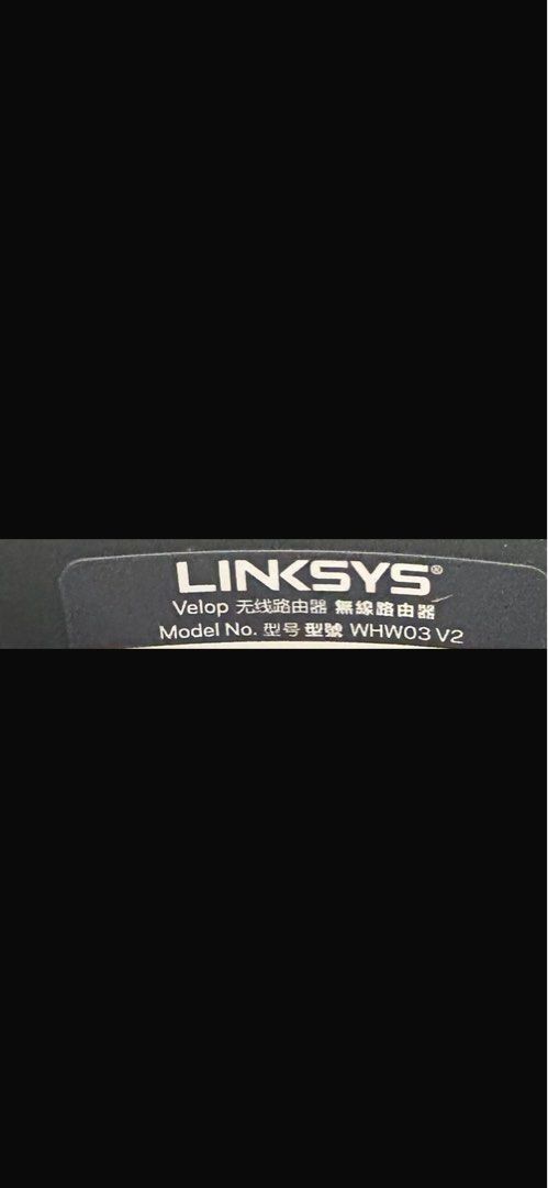 Linksys Velop WHW03 V2 無線路由器（包含主機、充電座和電源線）, 電腦＆科技, 電腦周邊及配件, Wifi及上網相關產品 ...
