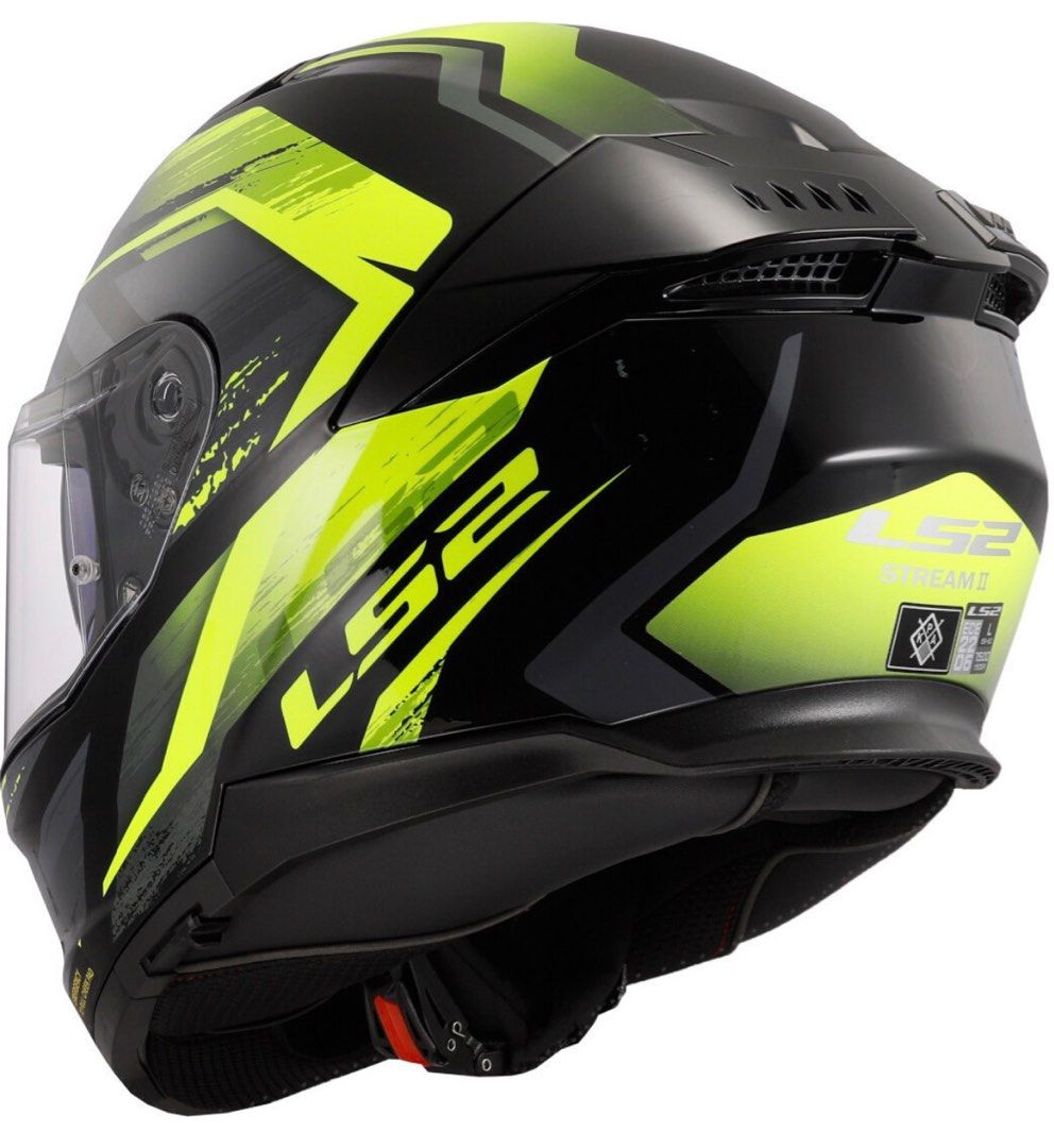 LS2 Stream 2 FF808 Full Face Motorcycle Helmet, Motorcycles, Motorcycle ...