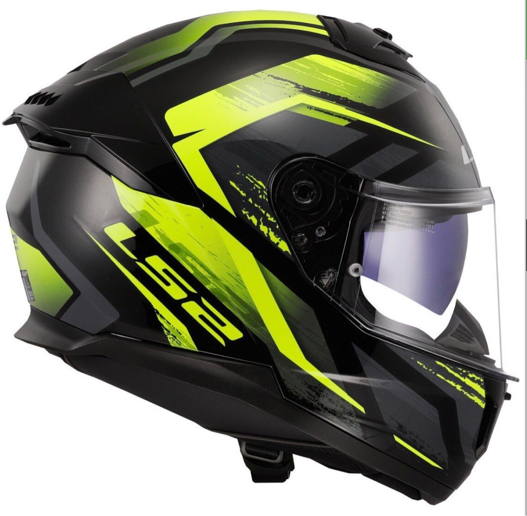 LS2 Stream 2 FF808 Full Face Motorcycle Helmet, Motorcycles, Motorcycle ...