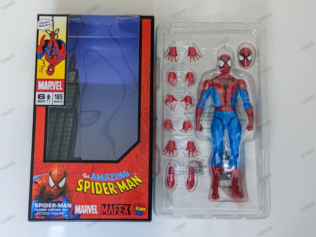 MAFEX The Amazing Spider-Man Classic Costume Figure 1/12 shf amazing ...