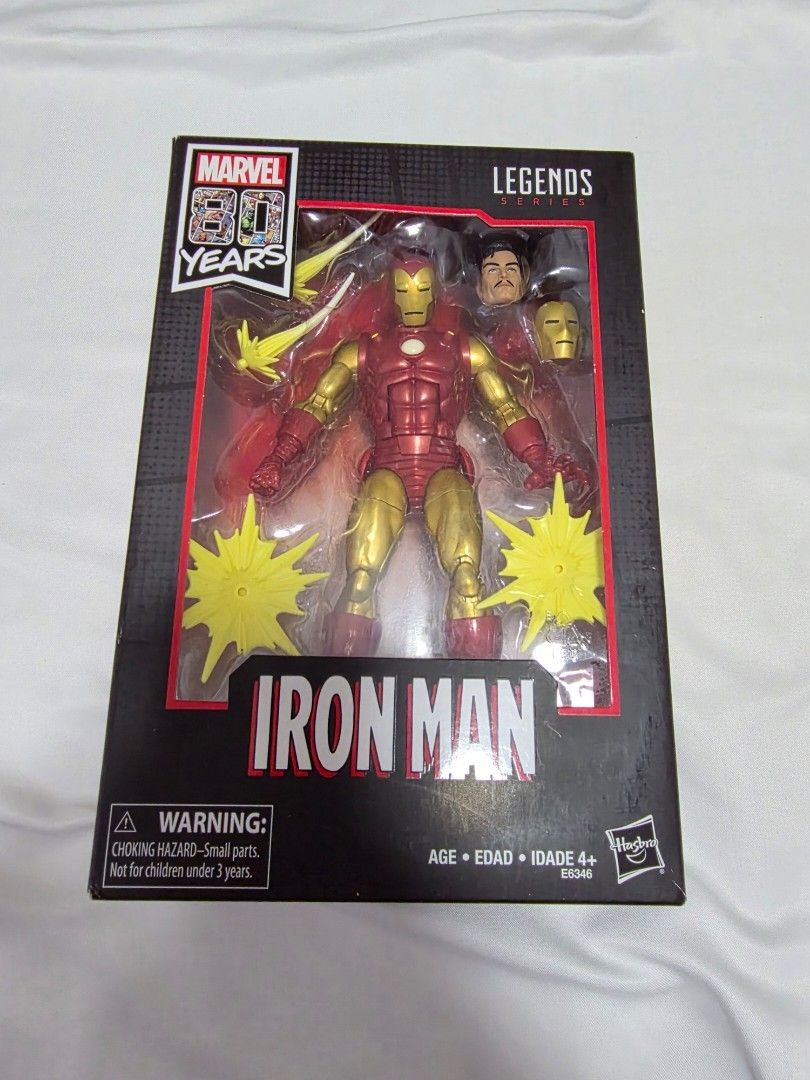 Marvel Legends Iron Man (80th Anniversary) 1/12 Scale Action Figure ...