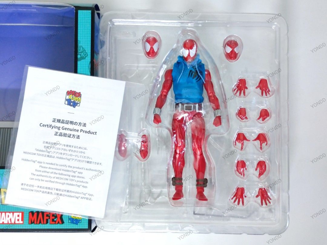 Marvel MAFEX The Amazing Spider-Man Scarlet Spider 1/12 shf amazing ...