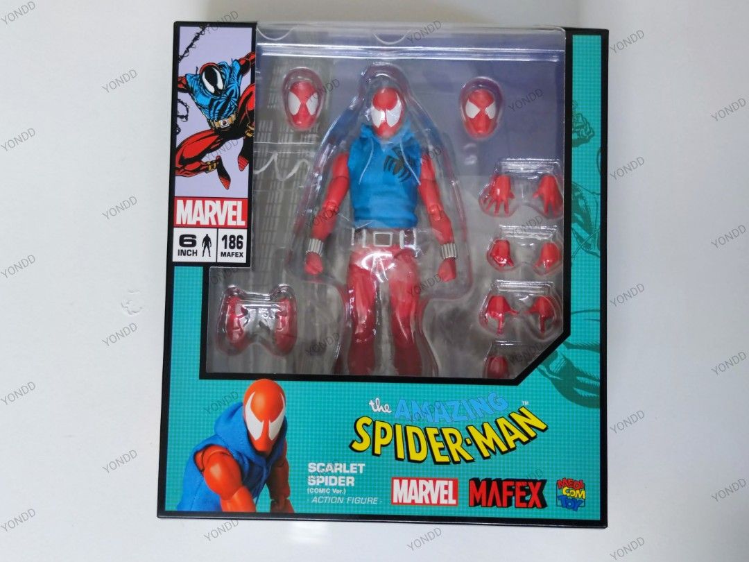 Marvel MAFEX The Amazing Spider-Man Scarlet Spider 1/12 shf amazing ...
