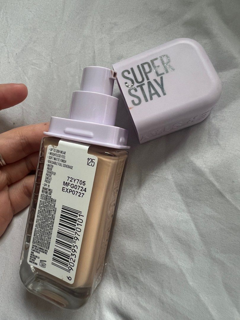 Maybelline Super Stay Lumi-Matte Foundation - 125, Beauty & Personal ...
