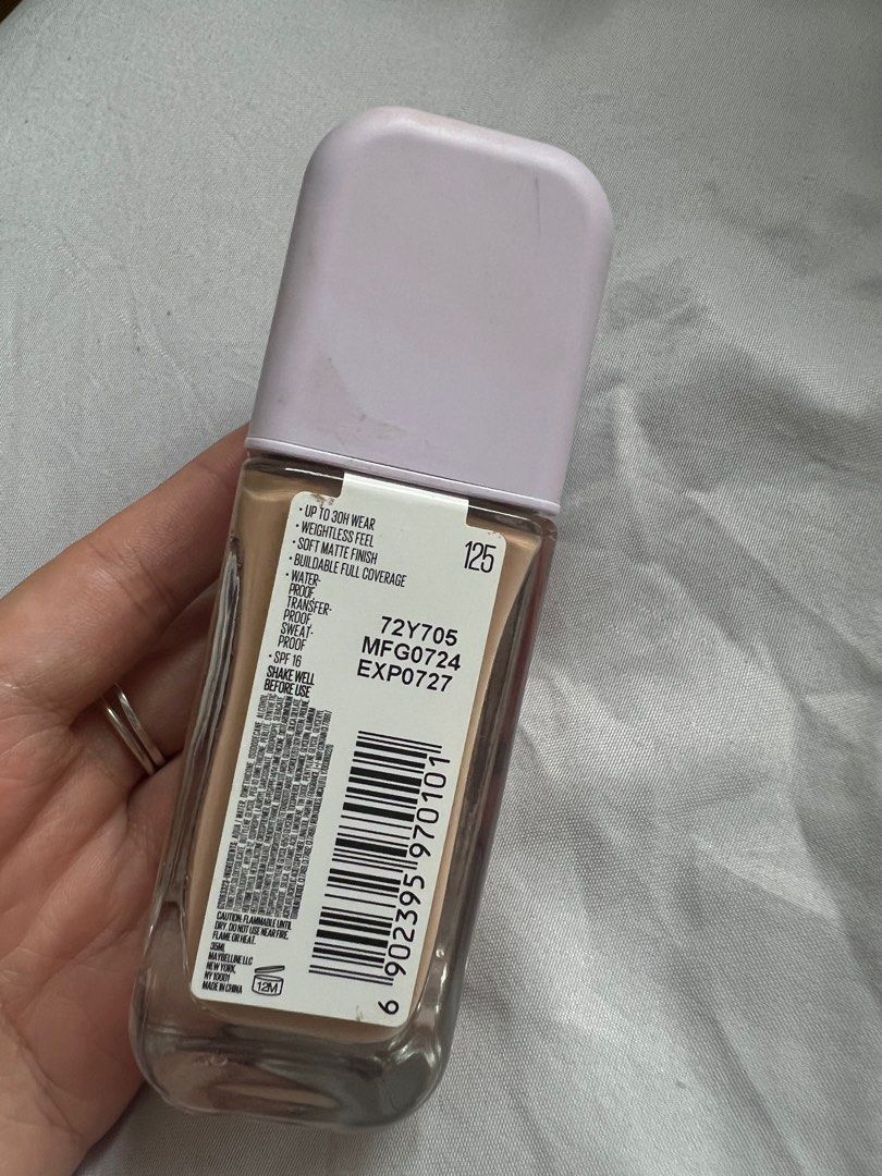 Maybelline Super Stay Lumi-Matte Foundation - 125, Beauty & Personal ...