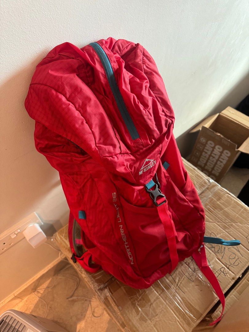 McKinley Northern Light 26 Backpacker Backpack - Red, Men's Fashion ...
