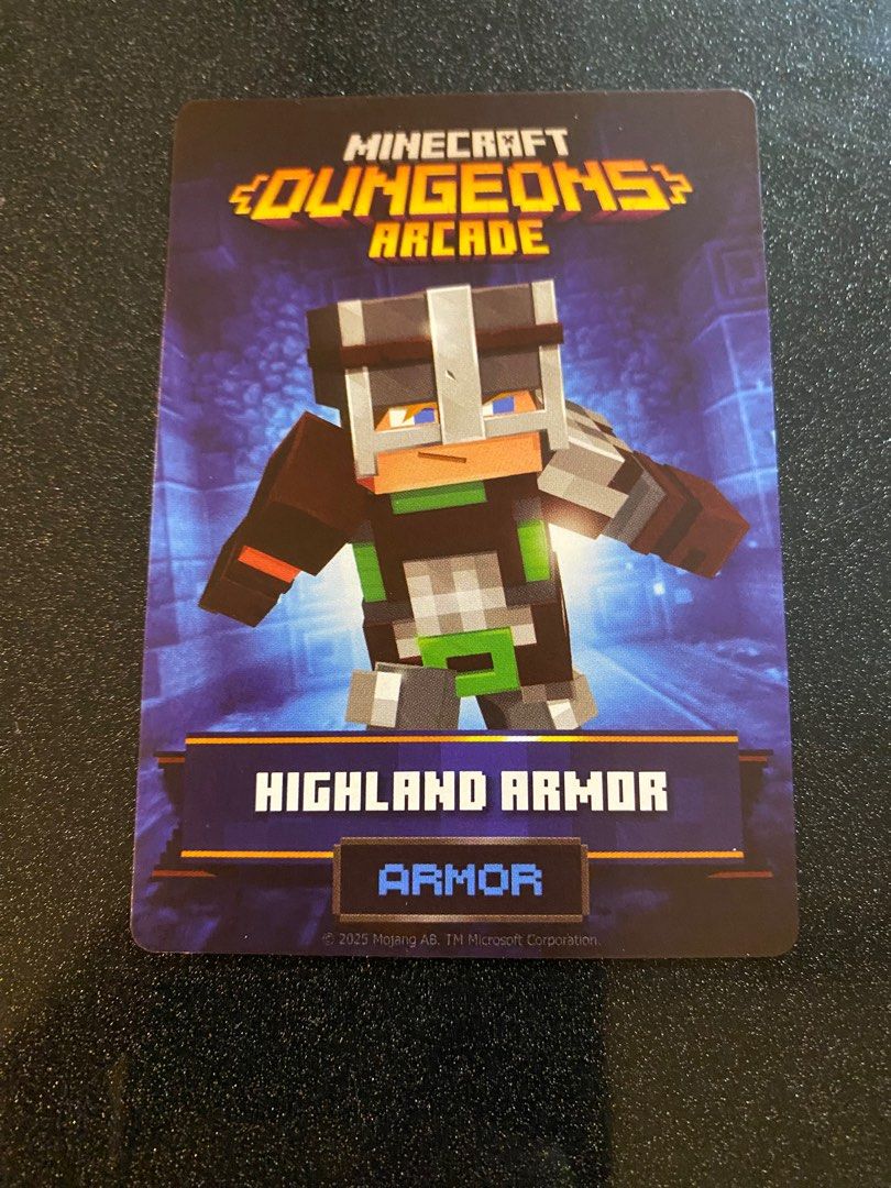 Minecraft Dungeons Arcade Highland Armour, Hobbies & Toys, Toys & Games ...